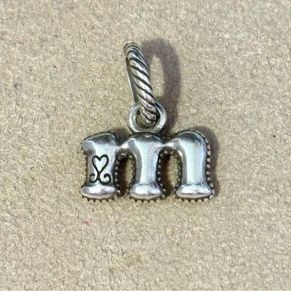 Brighton | Jewelry | Sold Brighton Alphabet Collection Letter M Silver ...
